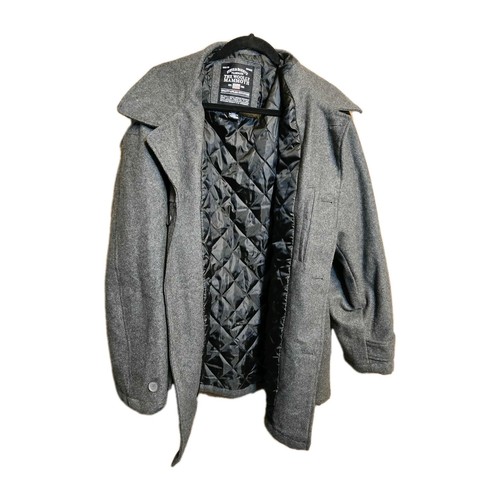 🧥🔥 Steve & Barry’s Woolly Mammoth Men’s Wool-Blend Peacoat Jacket XL ...