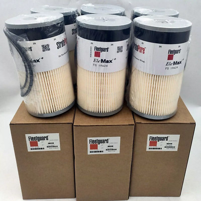 6PCS Fleetguard FS19624 Fuel Filter / Water Separator Cummins US Free ...