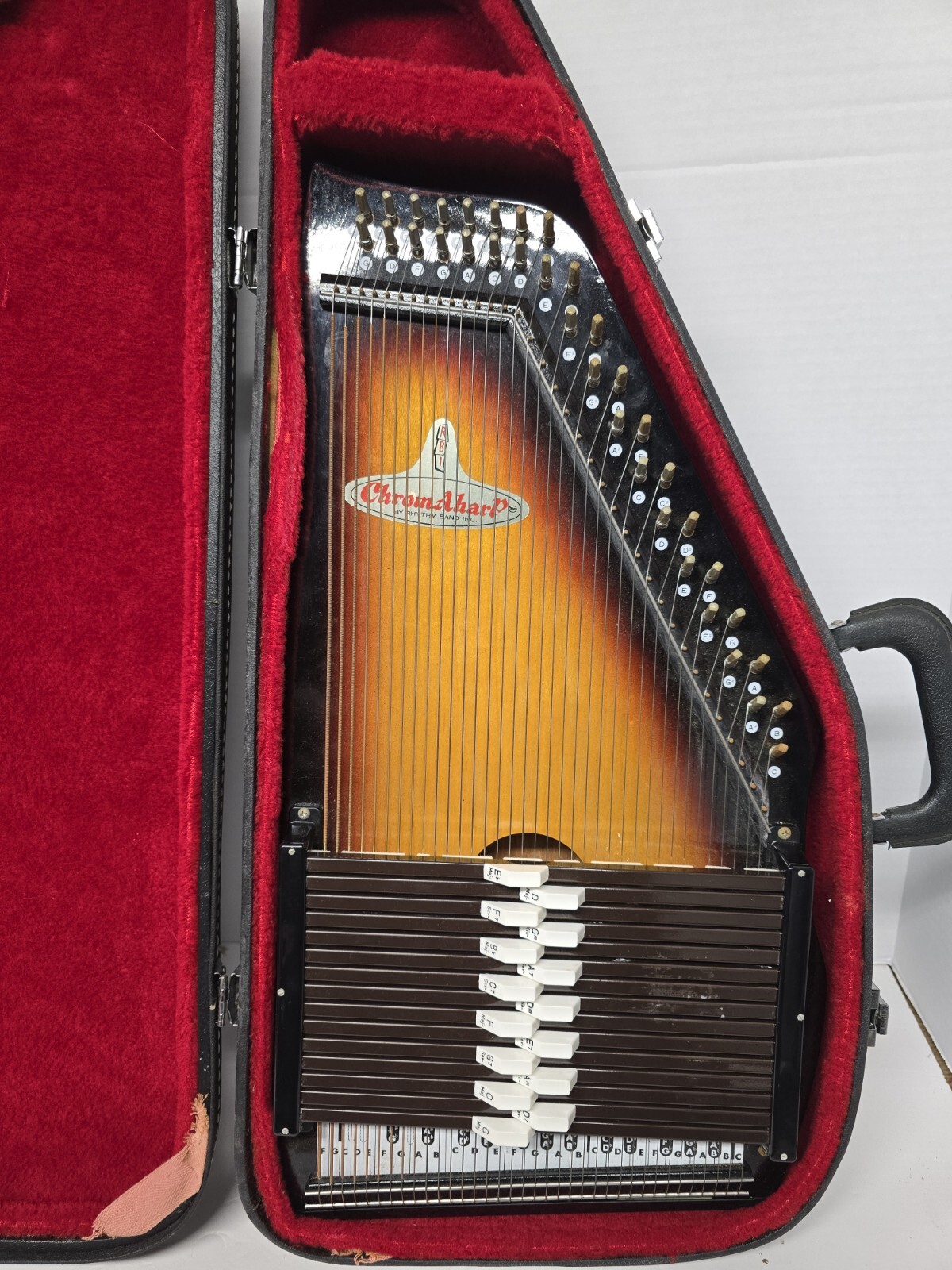 Vintage RBI Chromaharp Autoharp w/ Case and Beautiful Condition | eBay