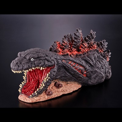 Life sized Godzilla statue with an open mouth you can zipline into. : r ...