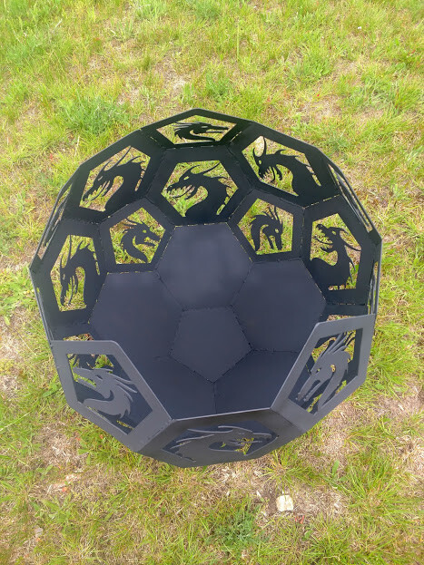 Fire Pit Shaped Like Football Mi Fire Grill Pit SMALL | UK Logs Direct