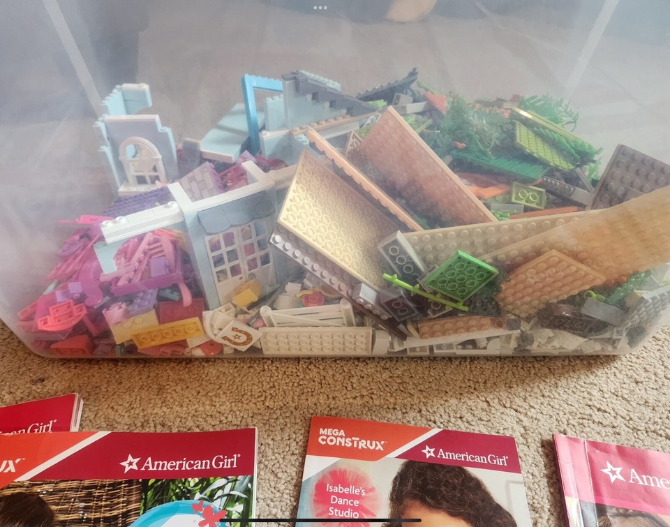 Assorted Mega Construx American Girl Legos 10lb Lot With Instructions ...