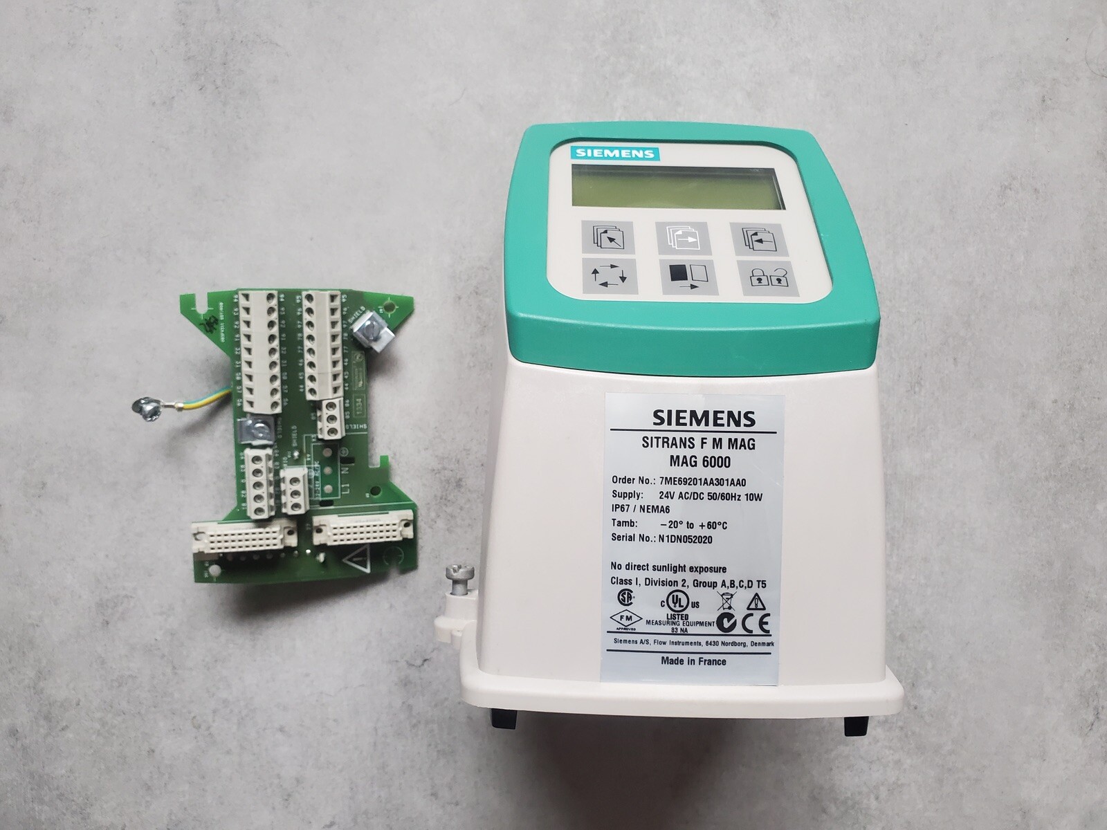 Siemens Sitrans F M MAG 6000 7ME6920-1AA30-1AA0 7ME69201AA301AA0 Flow ...