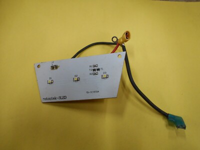 *RV LCI POWER TONGUE JACK 3 LED LIGHT SWITCH WITH WIRE 4" X 1 3/4" FREE ...