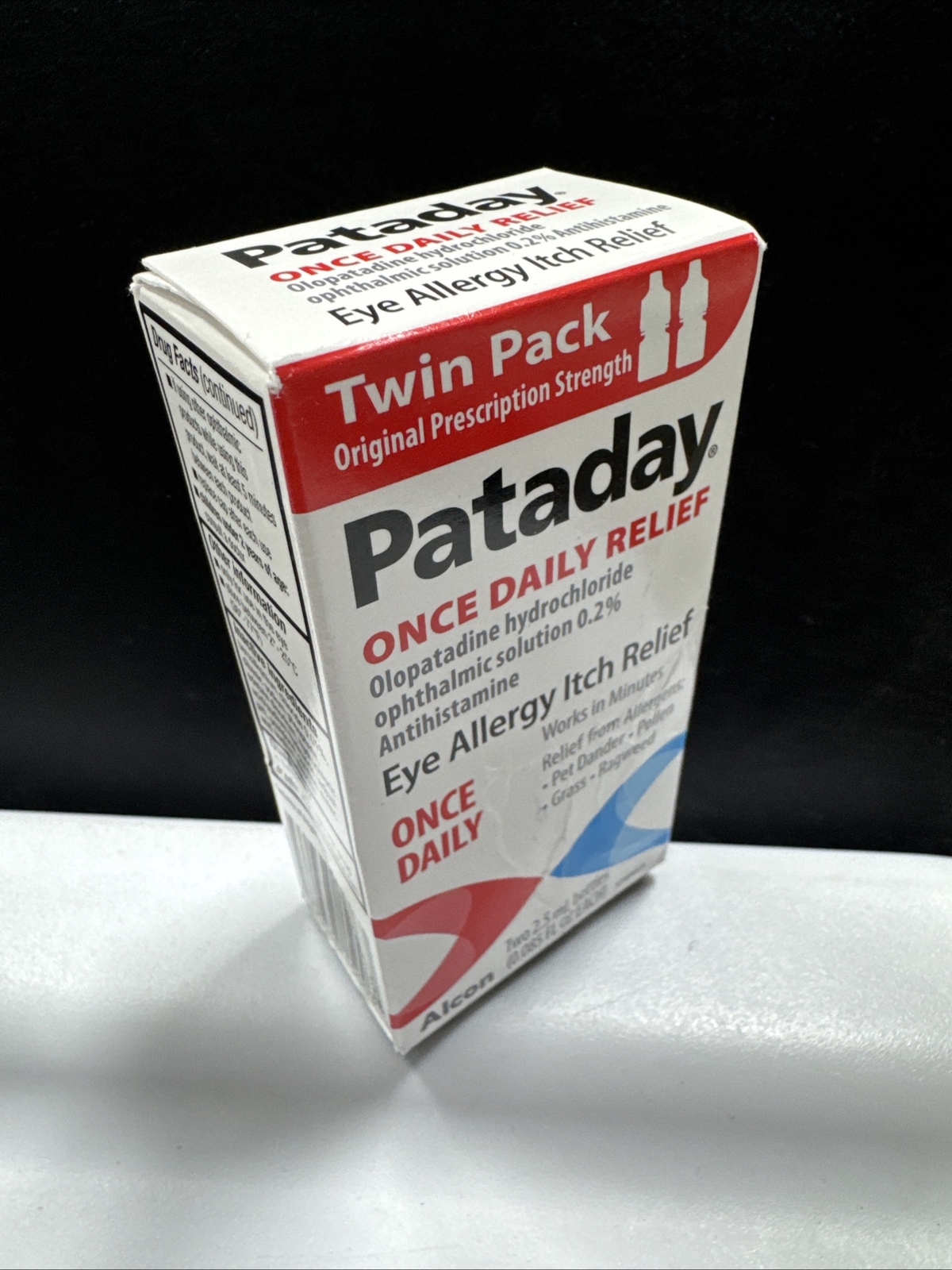 Pataday Once Daily Relief Eye Allergy Relief 2.5 ml Twin Pack Exp. 12/ ...