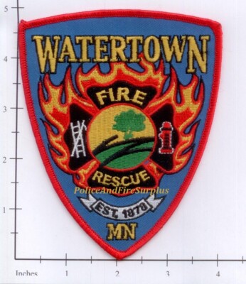 Minnesota - Watertown Fire Rescue MN Fire Dept Patch | eBay
