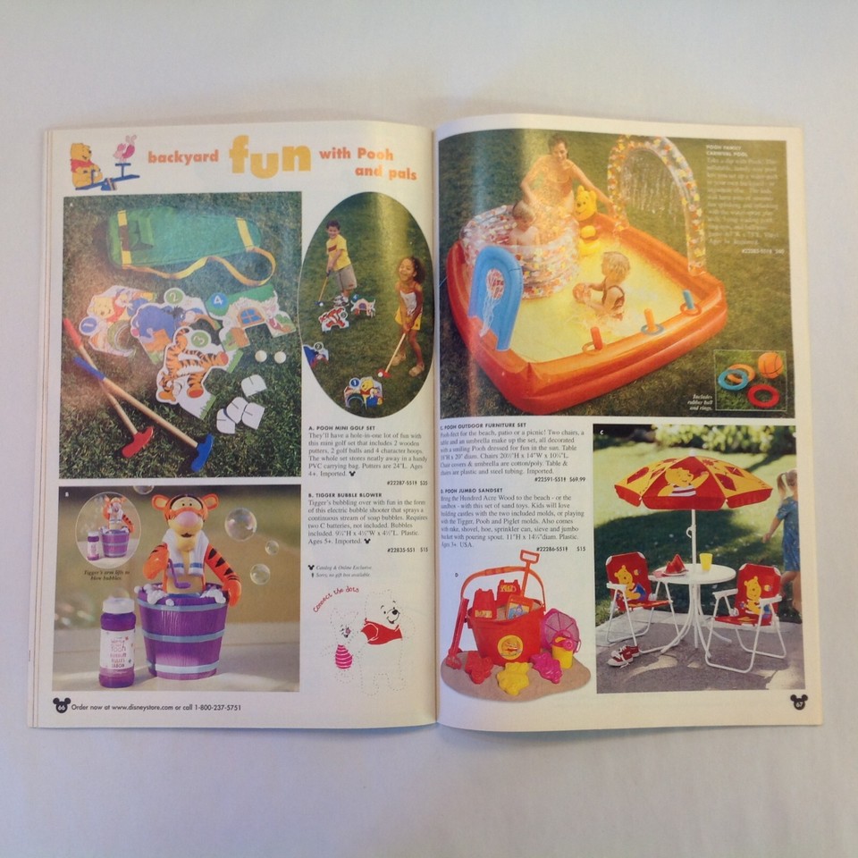 Vintage Apr 2001 The Disney Store Catalog Kanga Roo Cover Gifts ...