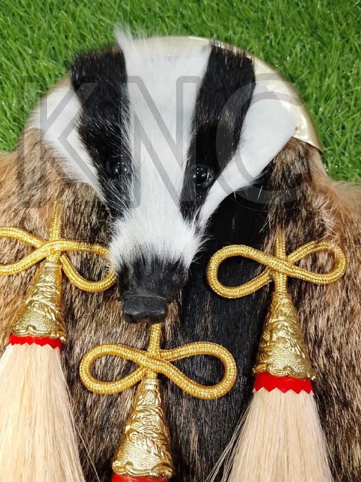 Scottish Argyll & Sutherland Highlanders Officers Badger Fur Dress Kilt ...