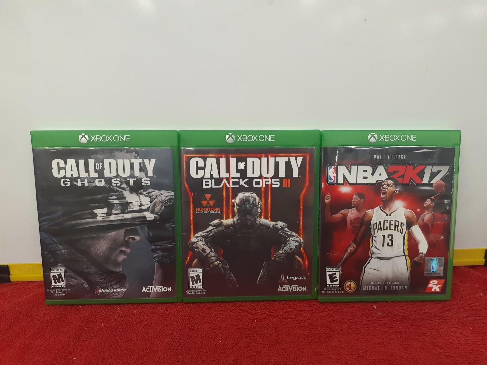 Lot Of Three Empty Xbox One Game Cases | eBay