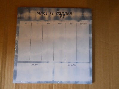 Molly & Rex Make it Happen Notepad, Do Now, Do Later 80 Sheets New ...