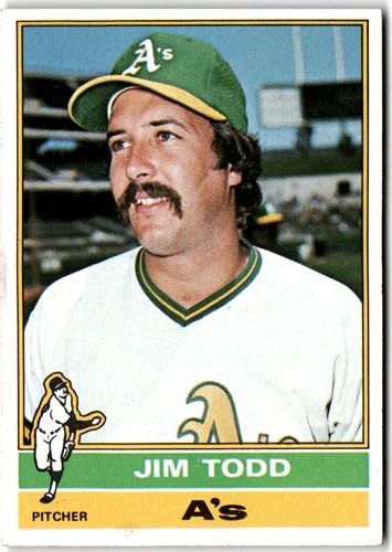 1976 Topps #221 Jim Todd Athletics | eBay