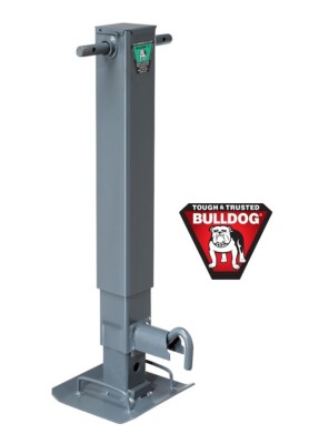 Bulldog 12K Square Trailer Jack Sidewind 12.5" Lift Drop Leg Non Spring ...