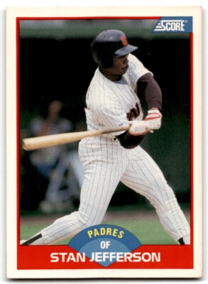 1989 Score Stan Jefferson San Diego Padres #519 | eBay
