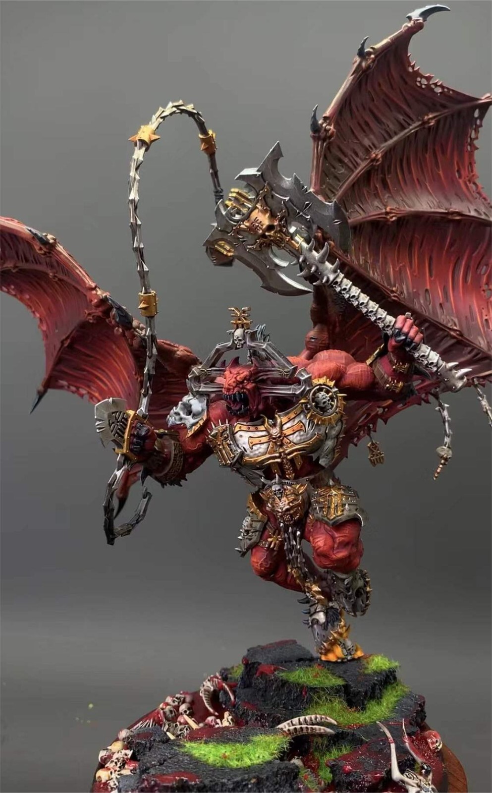 Warhammer 40K Daemons Of Khorne Bloodthirster Armies of Chaos Chaos ...