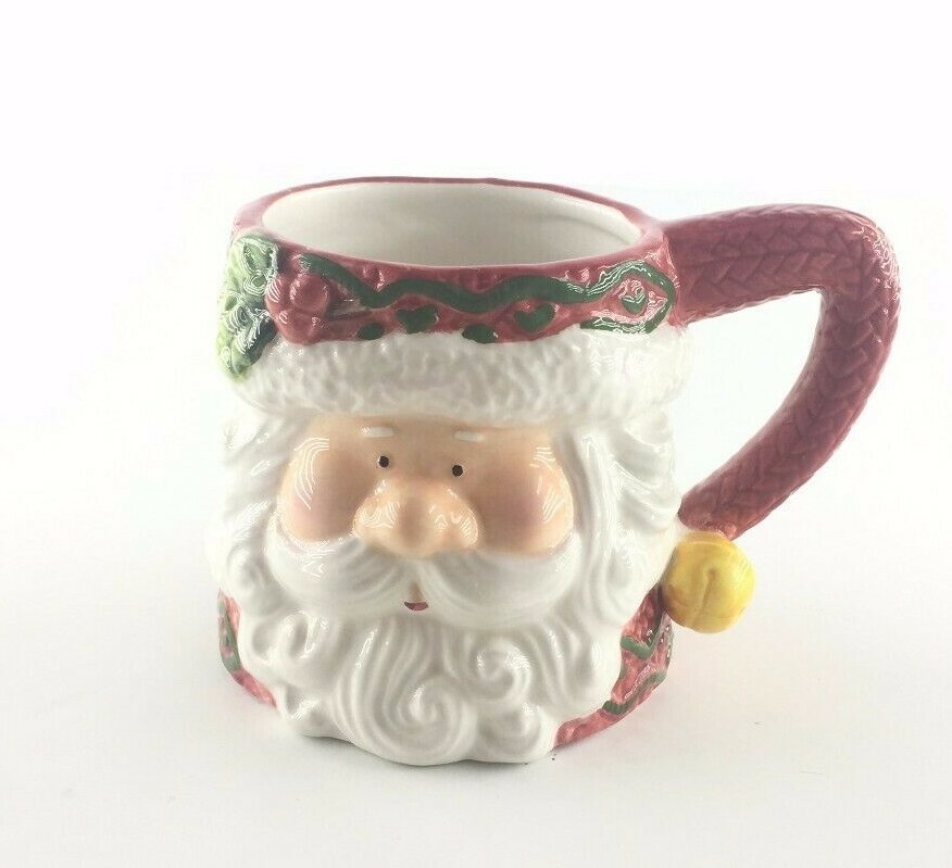 International Bazaar Christmas Santa Head Mug ***NEW*** | eBay