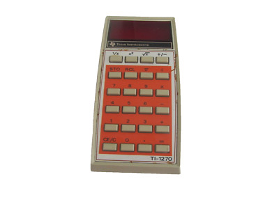 Texas Instruments TI-1270 calculator Front Panel Ass'y W Keys | eBay