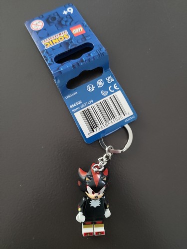 Shadow LEGO Keychain Sonic The Hedgehog | eBay
