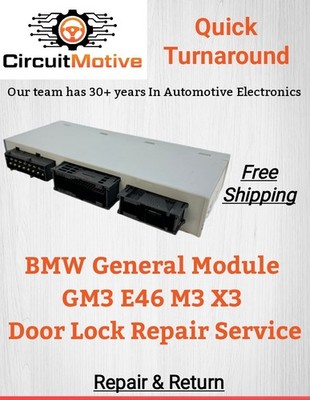 Repair & Return BMW Central Locking GM5 Module E46 x3 m3 330 325 ...