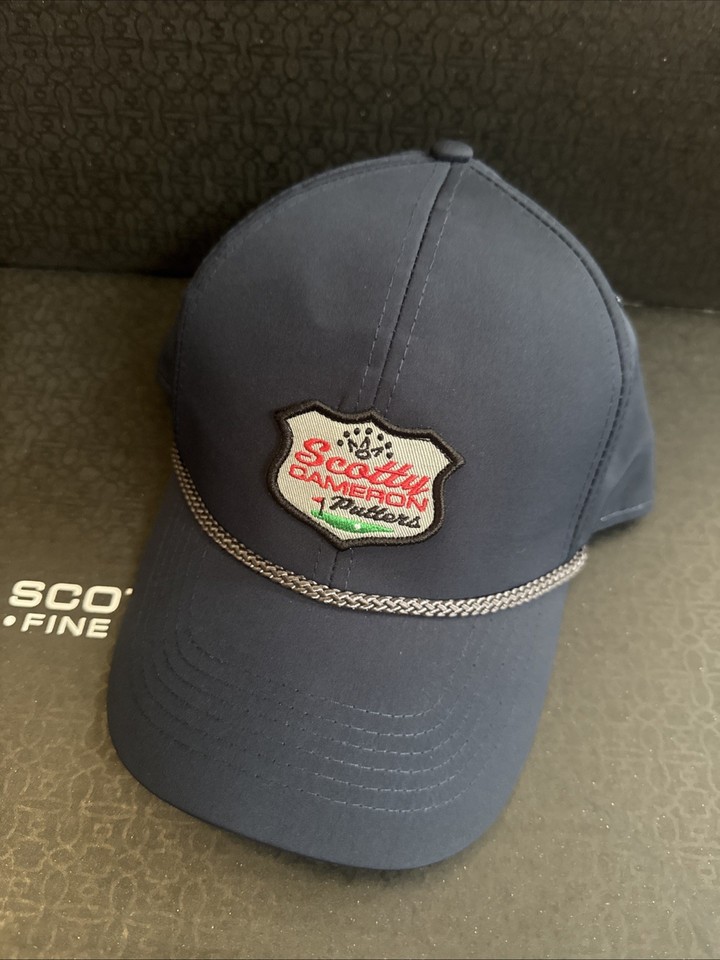 Scotty Cameron Navy Blue Rope Golf Hat Retro Patch Cap NEW | eBay