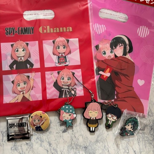 SPY×FAMILY Anya Rubber Keychain Badge Set 8pcs Anime Figure | eBay