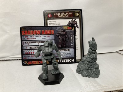 Battletech Shadow Hawk Grey Death Legion BattleMech & Alpha Strike ...