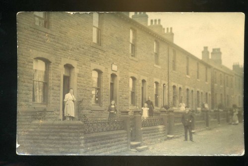 DIGGLE Lancs/Yorkshire Huddersfield Road Houses & POST OFFICE Postman ...