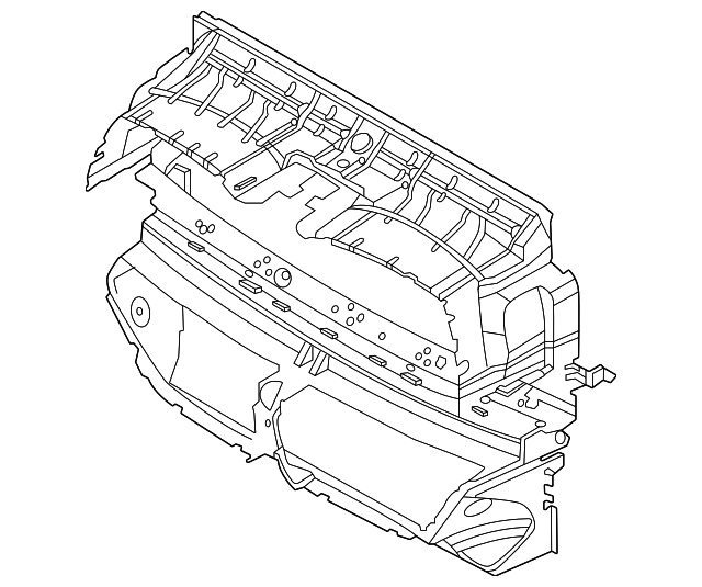BMW M4 G82 FRONT RADIATOR AIR DUCT 51748074611 8074611 ORIGINAL for ...