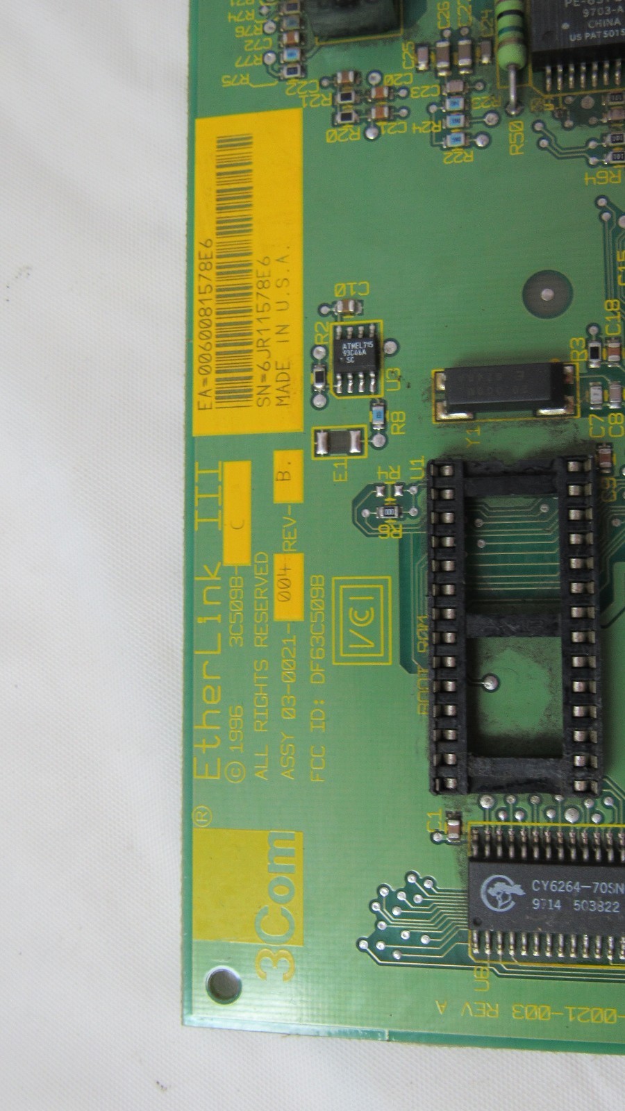 3COM ETHERLINK III 03-0021-004 REV-B | eBay