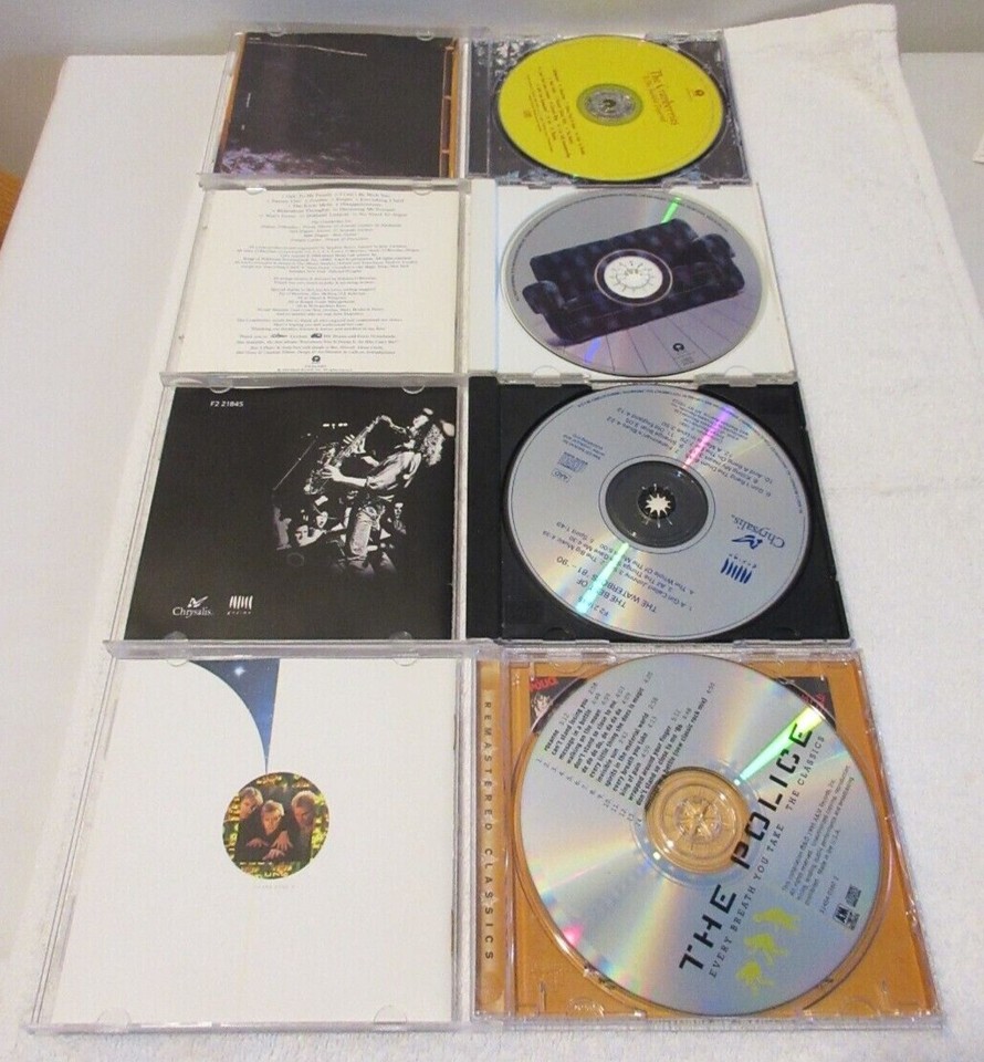 4 CD Lot, Cranberries, Police, Waterboys, Excellent, 1 Owner, See Pics ...