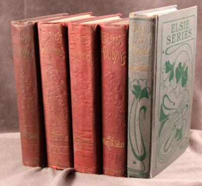 5 Original Elsie Dinsmore Books by Martha Finley - Dodd Mead 1897 to ...