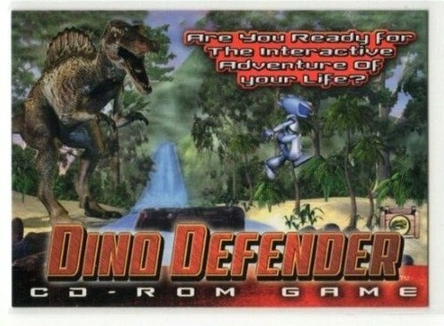 2001 Inkworks Jurassic Park 3 III Dino Defender CD-ROM Dinosaur Game ...