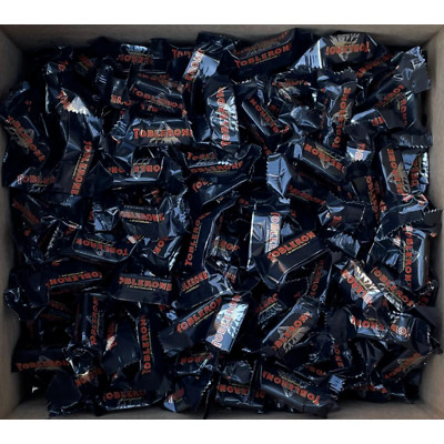 Toblerone Mini Dark Chocolate 100x Bite Size Dated 08/26 Pick n Mix ...