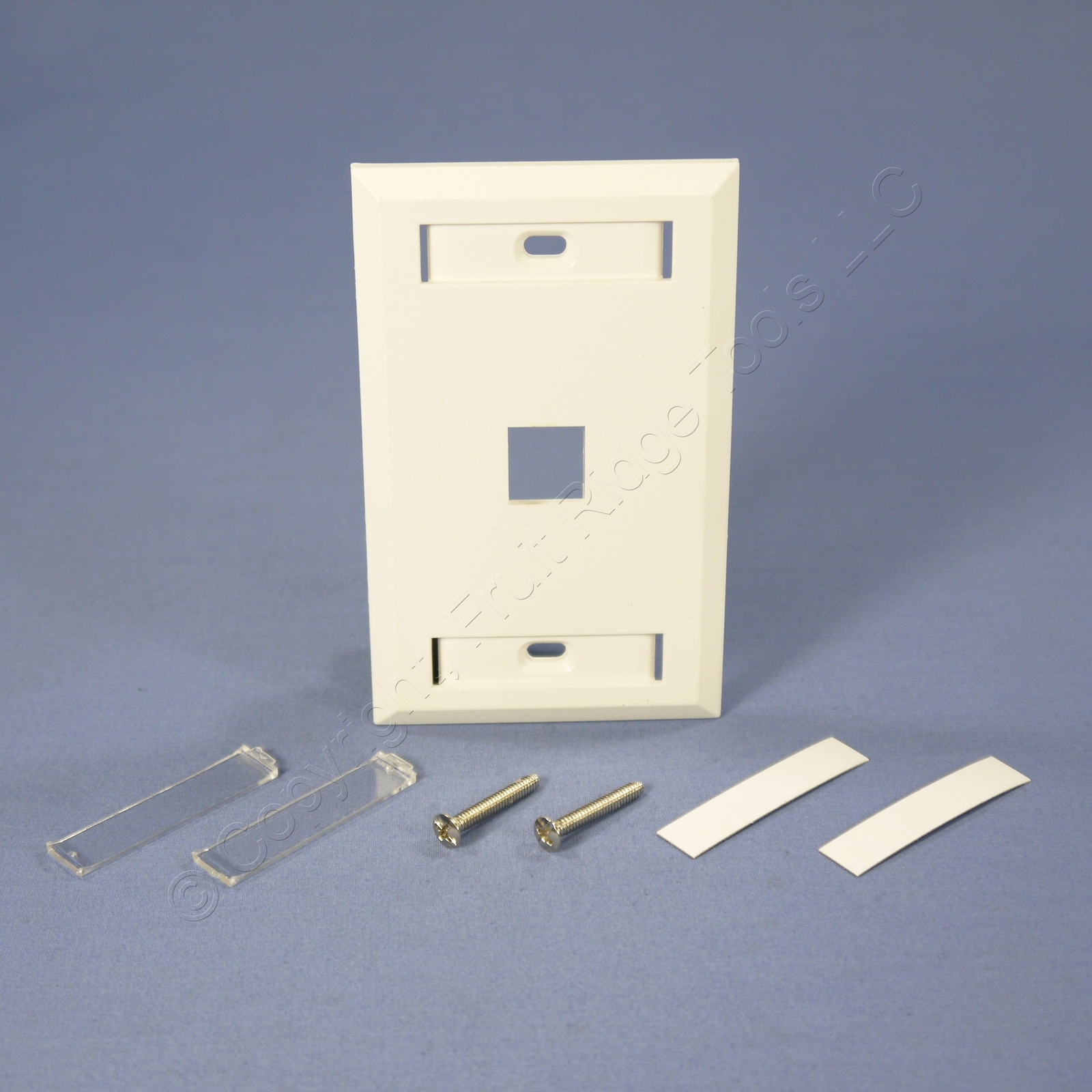 Pass and Seymour White Keystone 1-Port Faceplate Wallplate 1KFP-WH | eBay