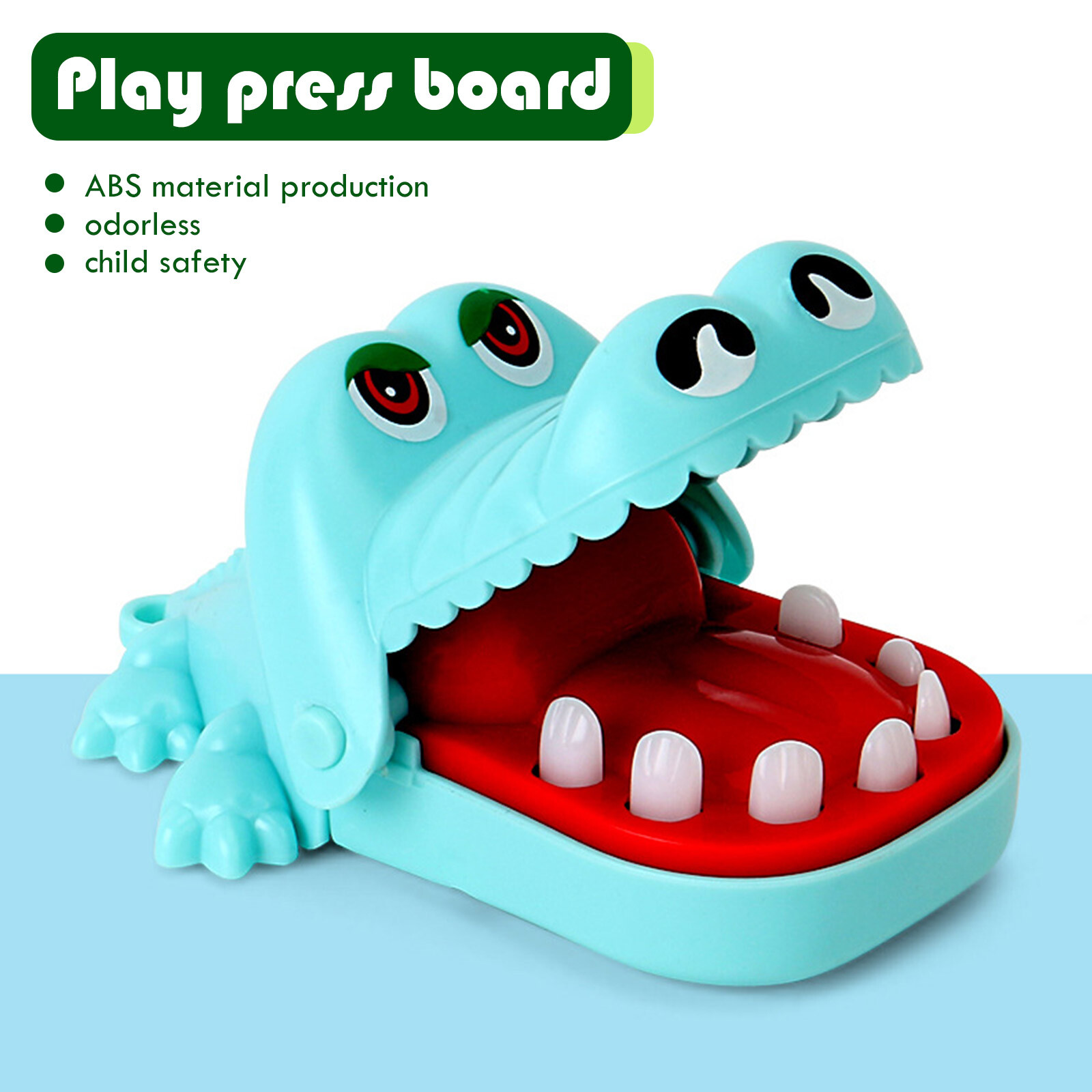 Crocodile Teeth Toys Alligator Family Party Toy Creative for Kids (Blue ...