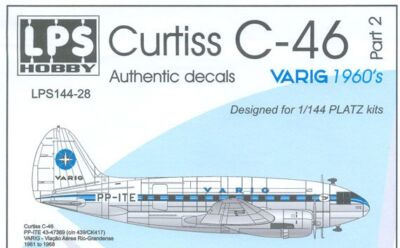 LPS Decals 144-28 C-46 VARIG 1/144 | eBay