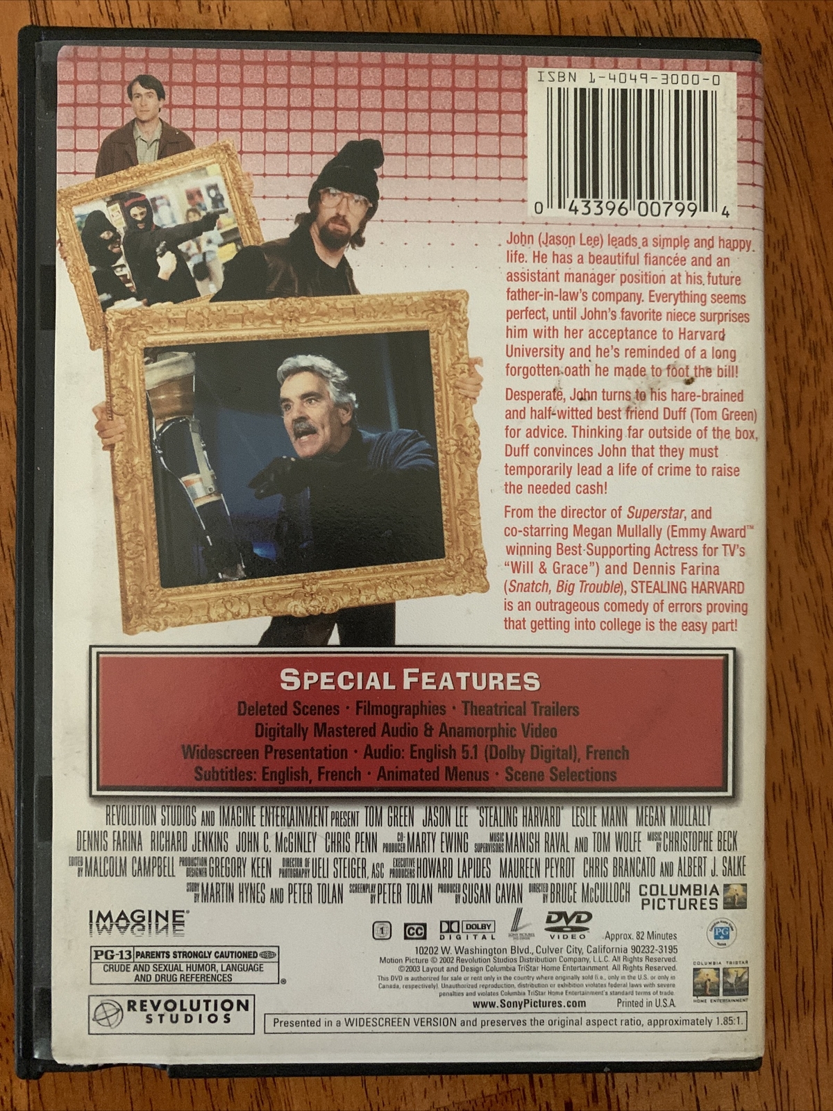 Stealing Harvard - DVD By Tom Green - VERY GOOD | eBay
