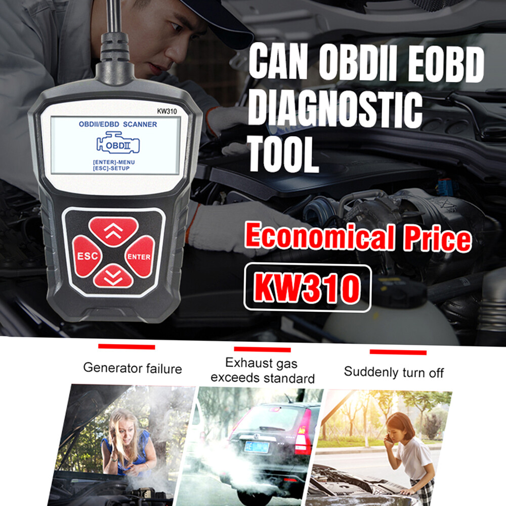 KW310 Universal Car Professional Automotive Code Reader A5N2 | eBay ...