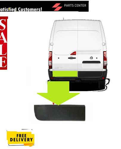 Fits Vauxhall Movano 2010-2020 Rear Back Door Moulding Panel Strip Left ...