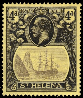 ST. HELENA 95 - King George V "Badge of the Colony" (pb84124) | eBay