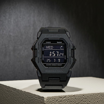 Casio GDB500-1 digital bluetooth step counter oblong slim watch new | eBay