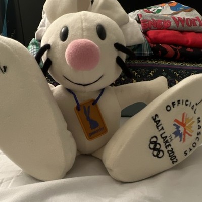 Salt Lake 2002 Olympic Mascot Powder White Plush Official Stuffed ...