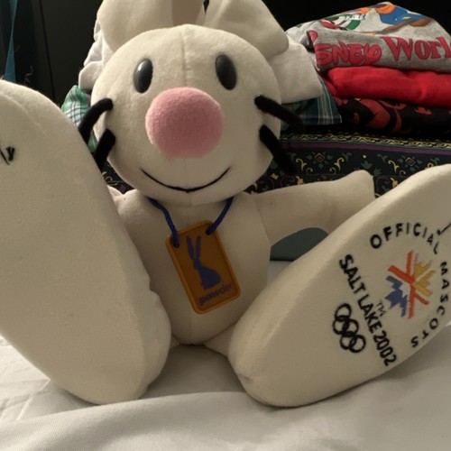Salt Lake 2002 Olympic Mascot Powder White Plush Official Stuffed ...