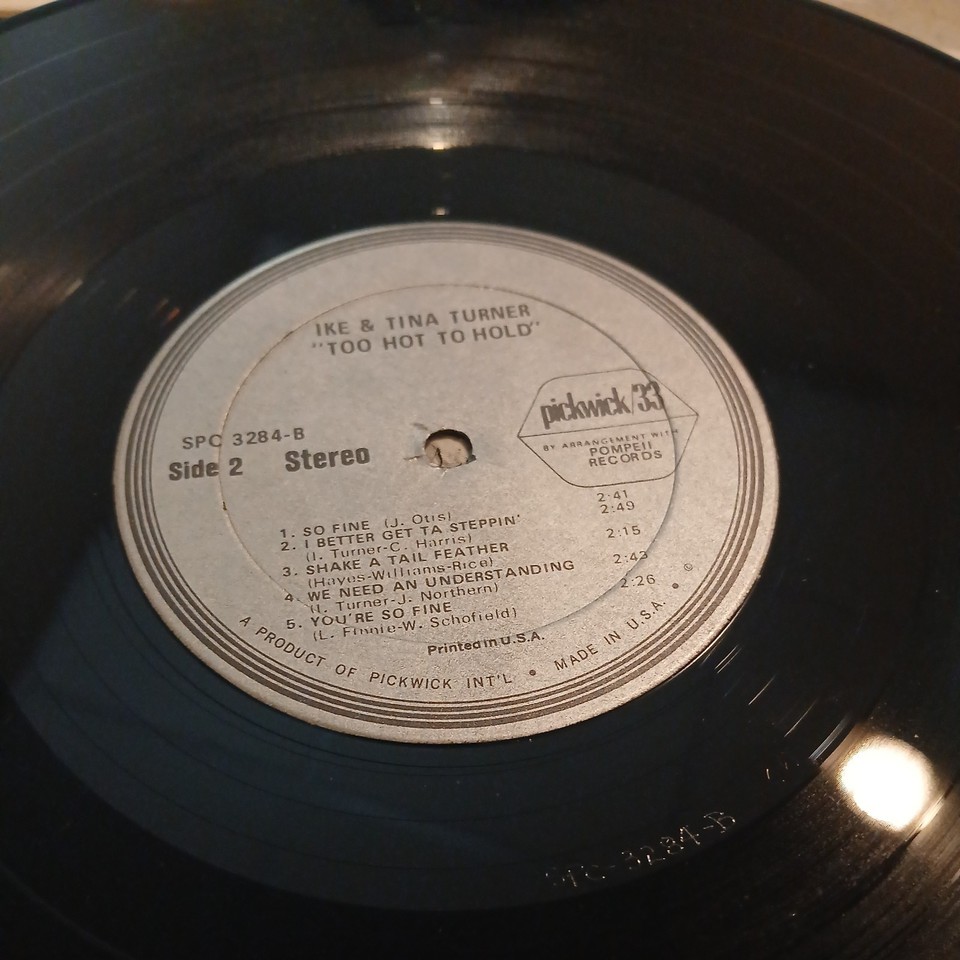 Ike & Tina Turner - Too Hot To Hold EX/NM Vinyl Shrink Plastic Still On ...