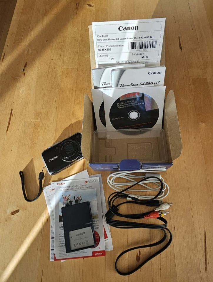 Canon PowerShot SX230 HS 12.1MP, Schwarz, OVP 8714574565651 | eBay.de