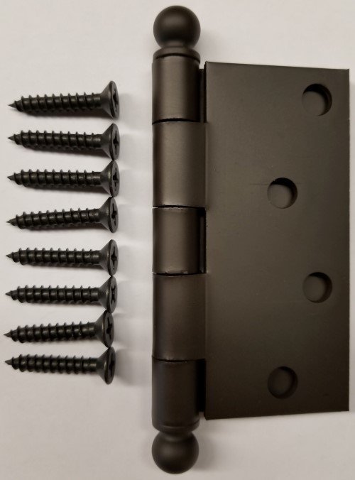 Oil Rubbed Bronze Steel Door & Window Hinge 4" X 4" Inch Architectural ...