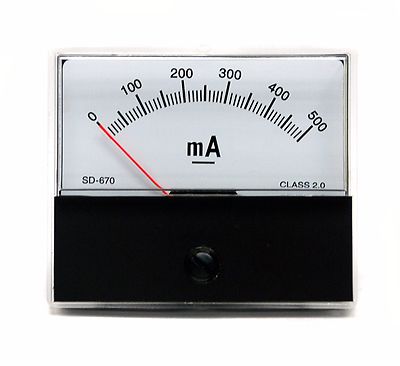 1pc Panel Current A Meter SD-670 60x70mm DC 500mA DC500mA * SD ...