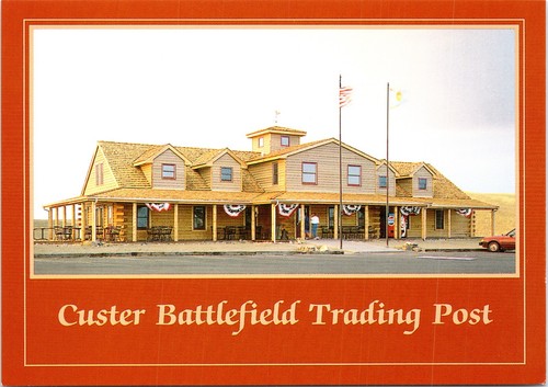 Trading Post Old Fort Custer Battlefield Montana Postcard | eBay