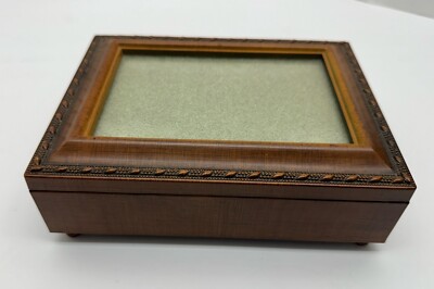 Sankyo Music Box Picture Frame Jewelry Box Plays On Eagles Wings ...