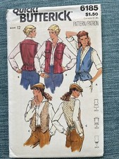 Butterick 6970 Vintage Sewing Pattern 1980s Mens Vest in Size 40 Uncut ...
