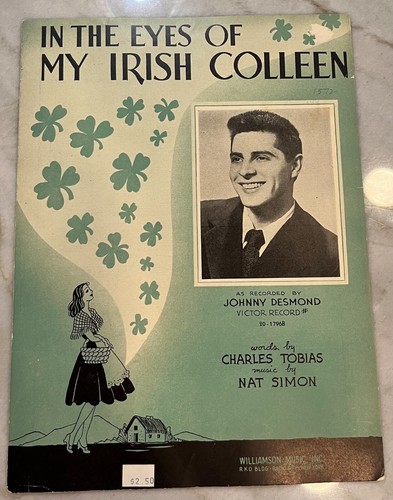In The Eyes Of My Irish Colleen, Johnny Desmond, Charles Tobias ...